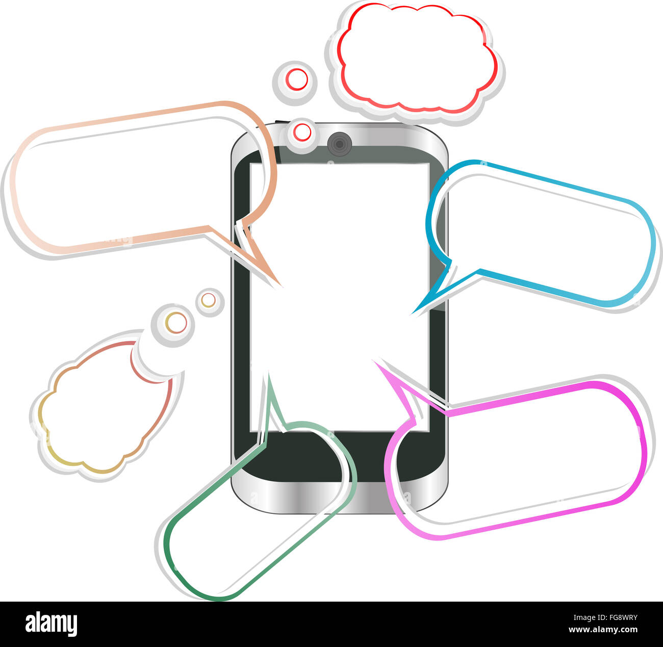 Modern mobile smart phone. Sending and Receiving SMS Messages Stock ... Modern mobile smart phone. Sending and Receiving SMS Messages Stock ...