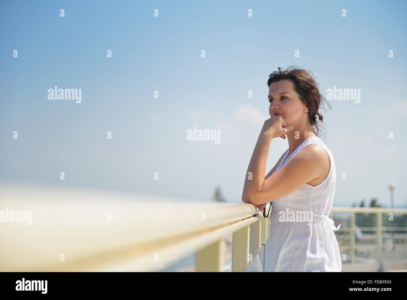 happy woman outdoor Stock Photo - Alamy