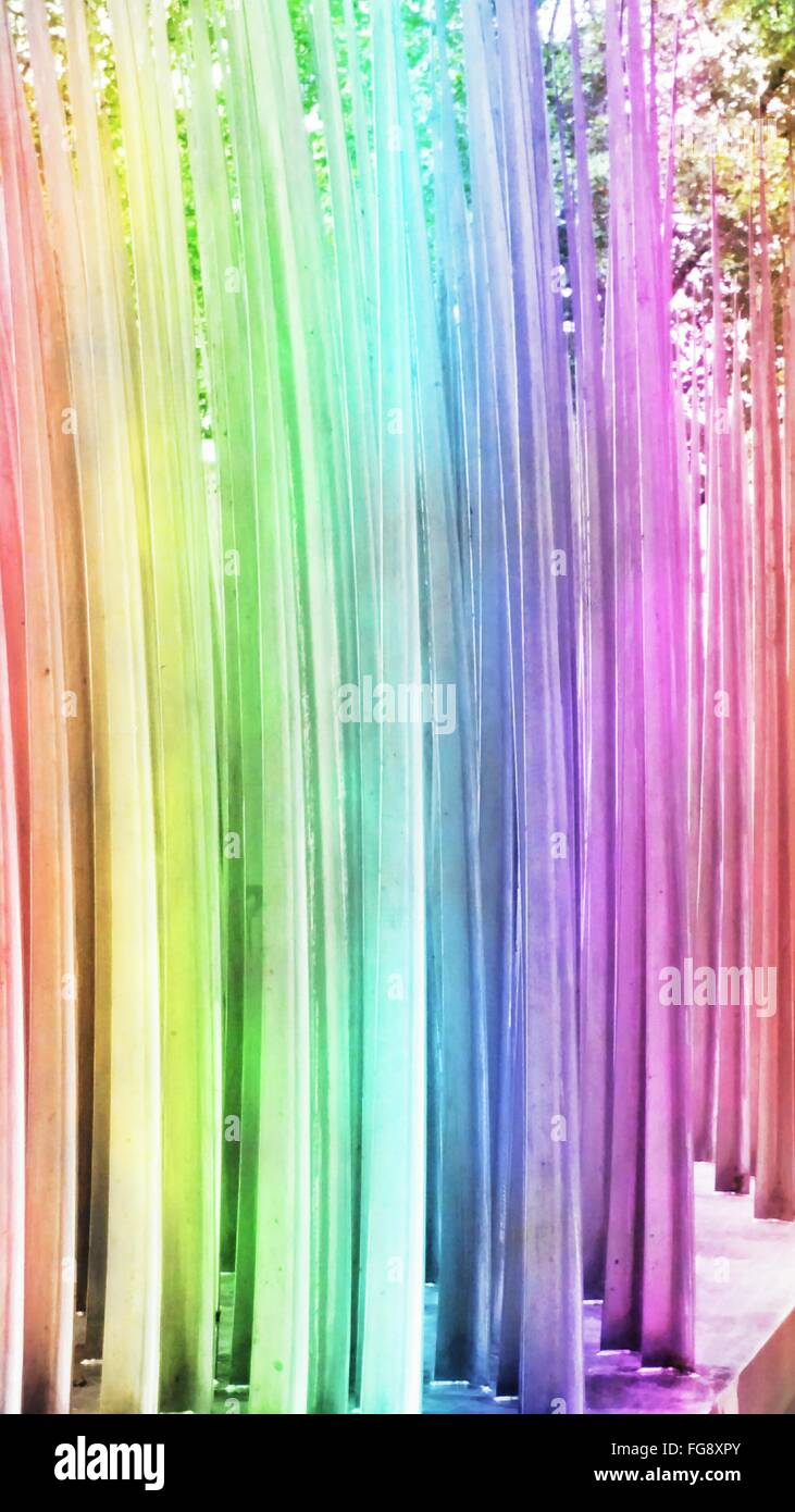 Multi Colored Poles High Resolution Stock Photography and Images - Alamy