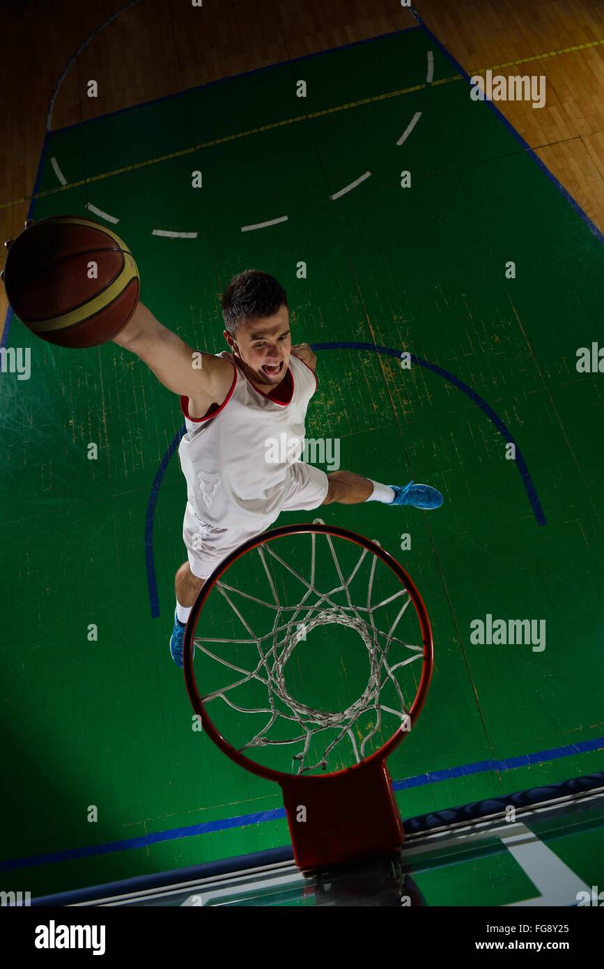 basketball player in action Stock Photo - Alamy