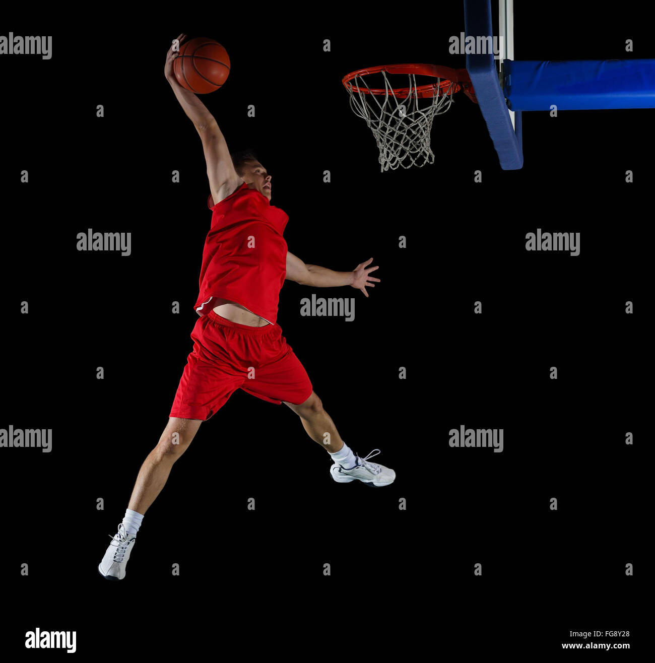 basketball player in action Stock Photo - Alamy