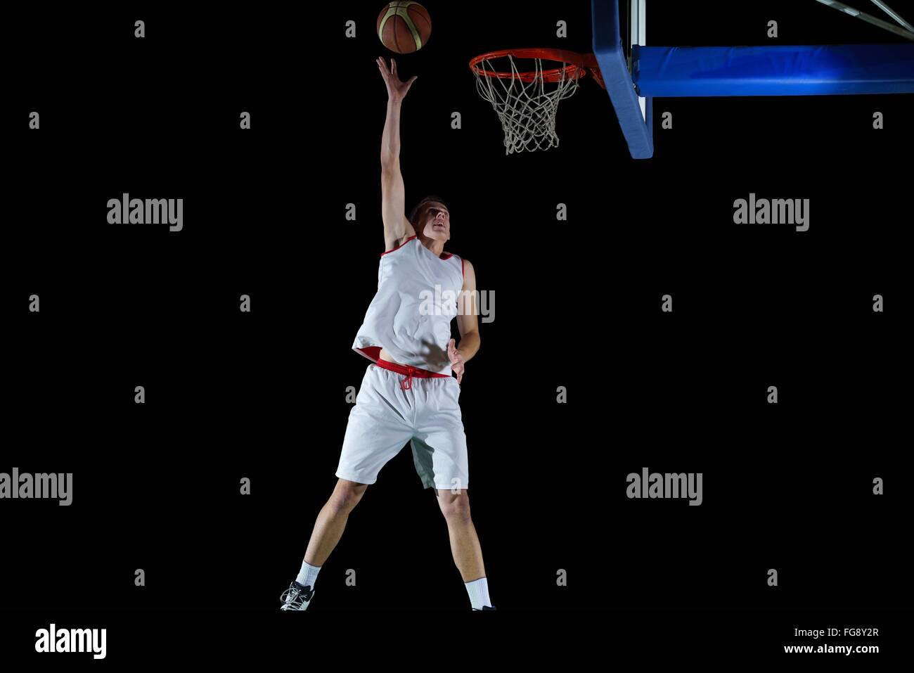 basketball player in action Stock Photo - Alamy
