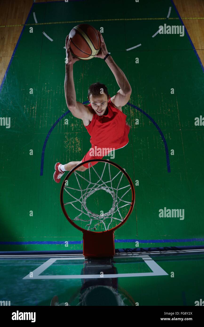 basketball player in action Stock Photo - Alamy