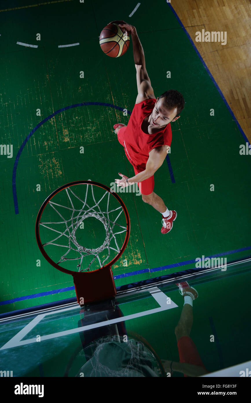 basketball player in action Stock Photo - Alamy
