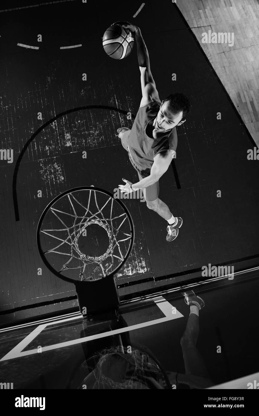 basketball player in action Stock Photo - Alamy