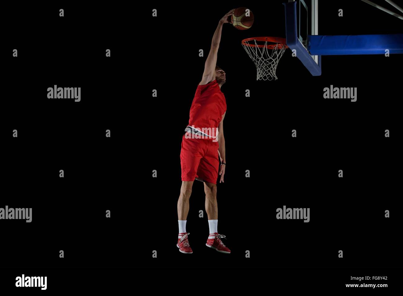 basketball player in action Stock Photo - Alamy