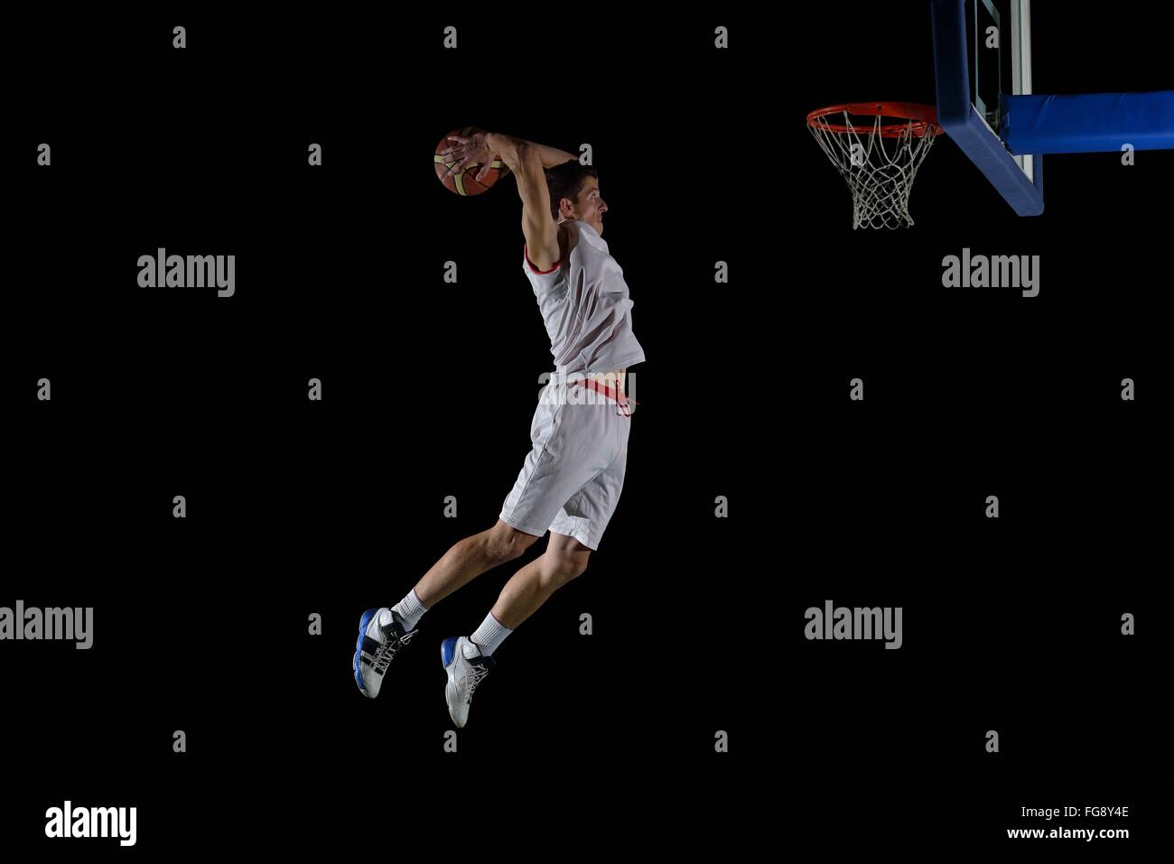basketball player in action Stock Photo - Alamy