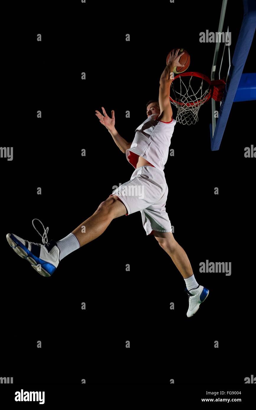 basketball player in action Stock Photo - Alamy