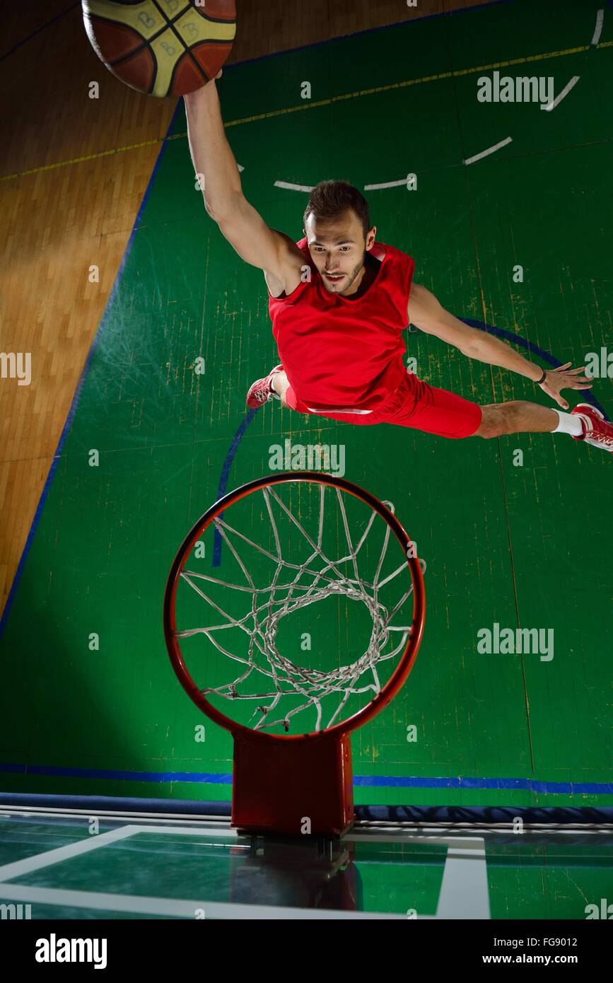 basketball player in action Stock Photo - Alamy