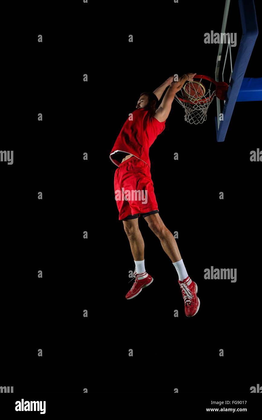basketball player in action Stock Photo - Alamy