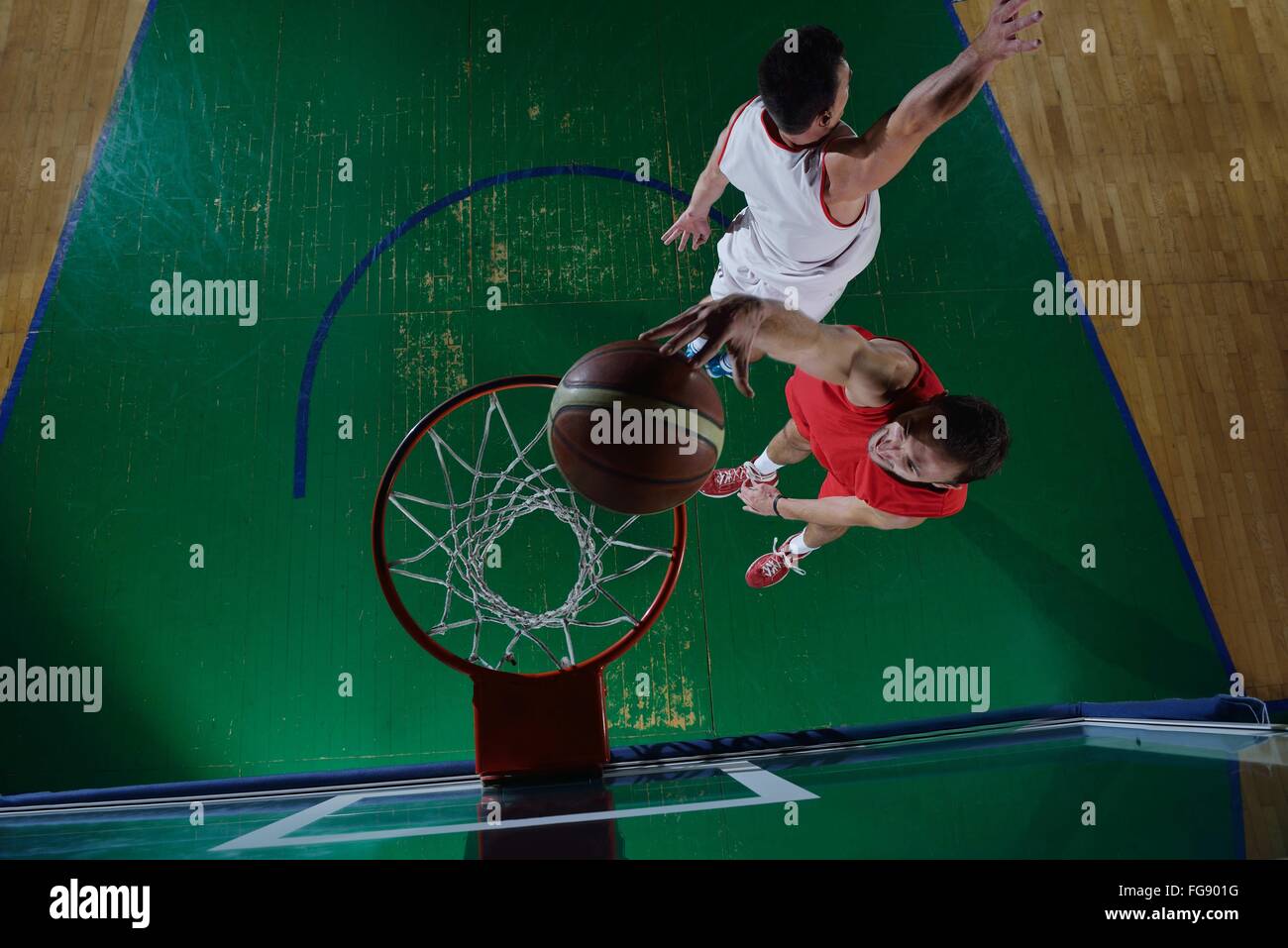 basketball player in action Stock Photo - Alamy