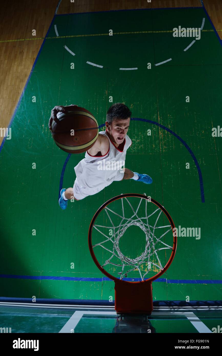 basketball player in action Stock Photo - Alamy
