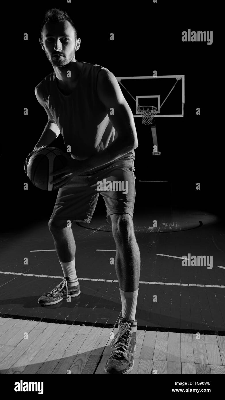 basketball player in action Stock Photo - Alamy