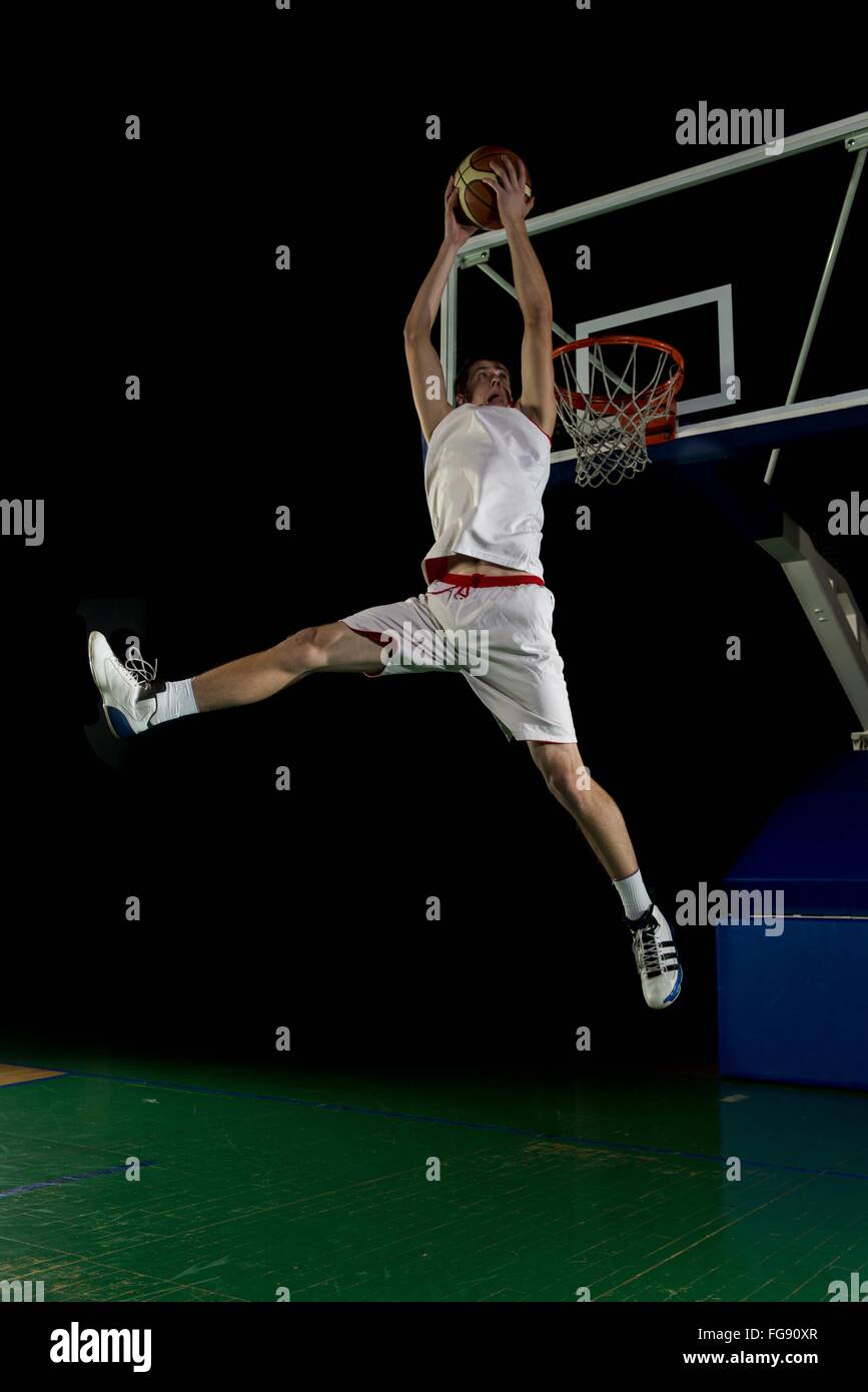 basketball player in action Stock Photo - Alamy