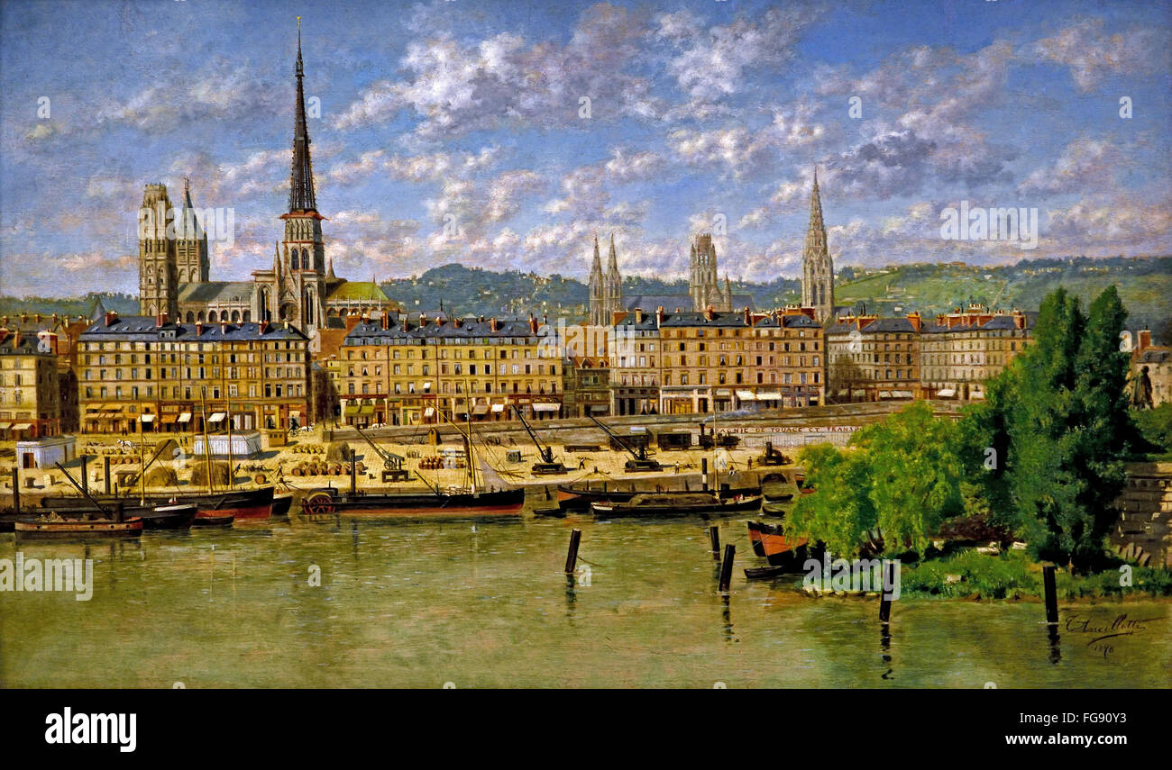 History of rouen hi-res stock photography and images - Alamy