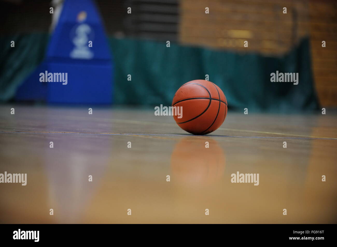 basketball ball and net on black background Stock Photo - Alamy