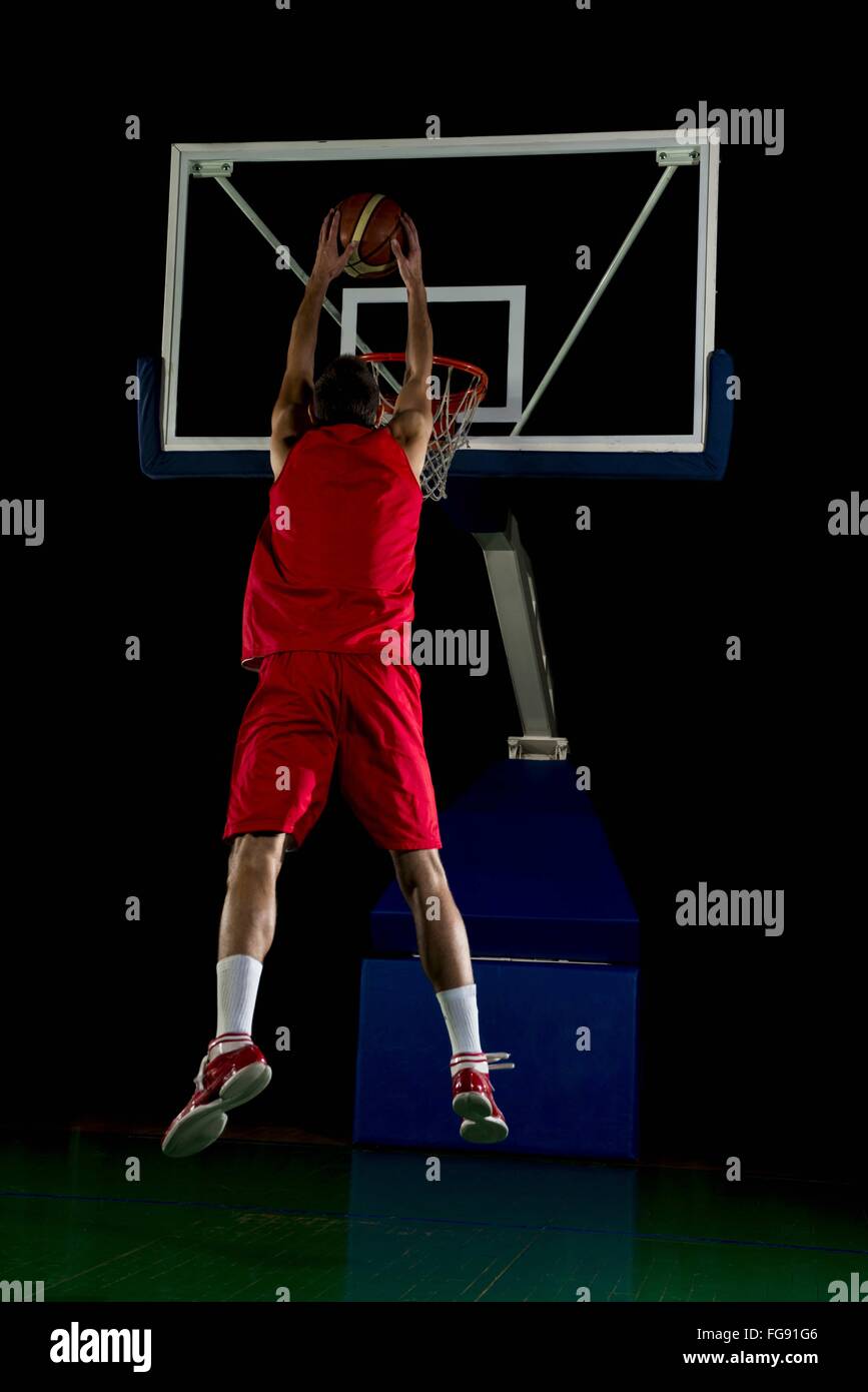 basketball player in action Stock Photo - Alamy