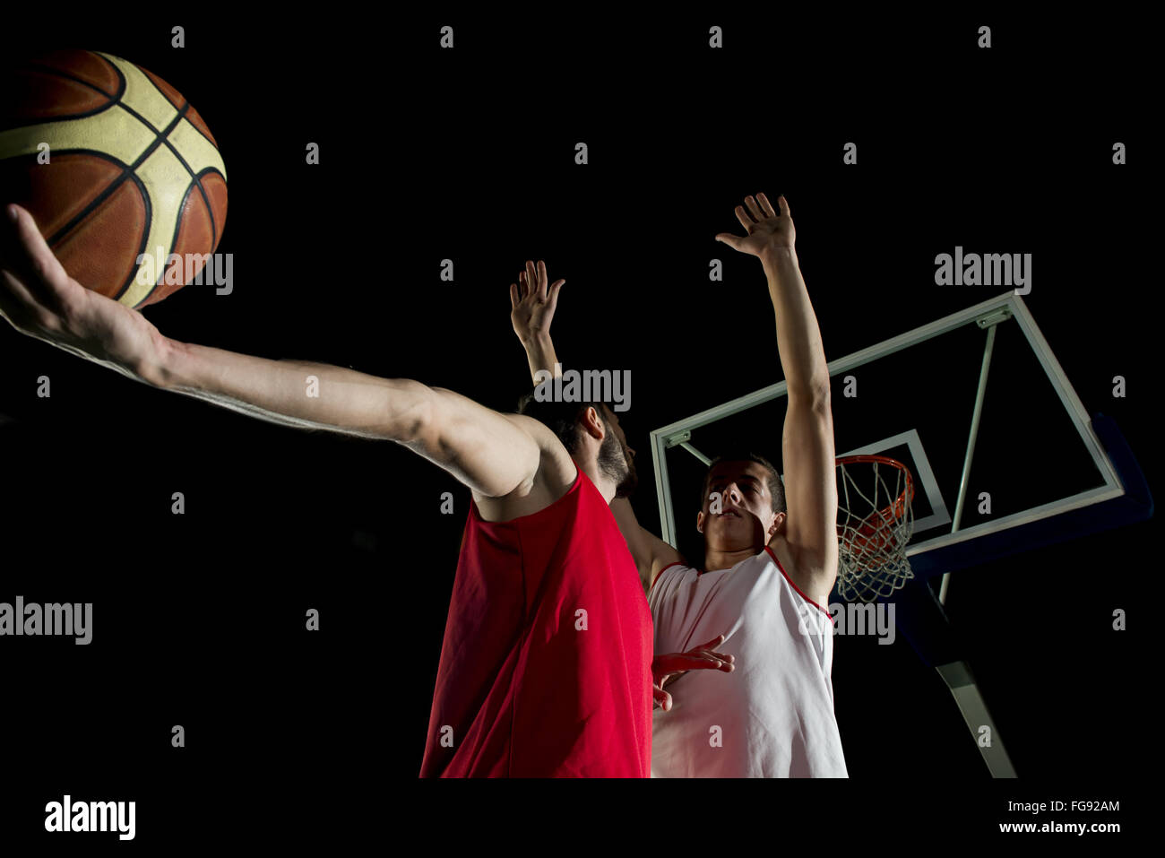 basketball player in action Stock Photo - Alamy