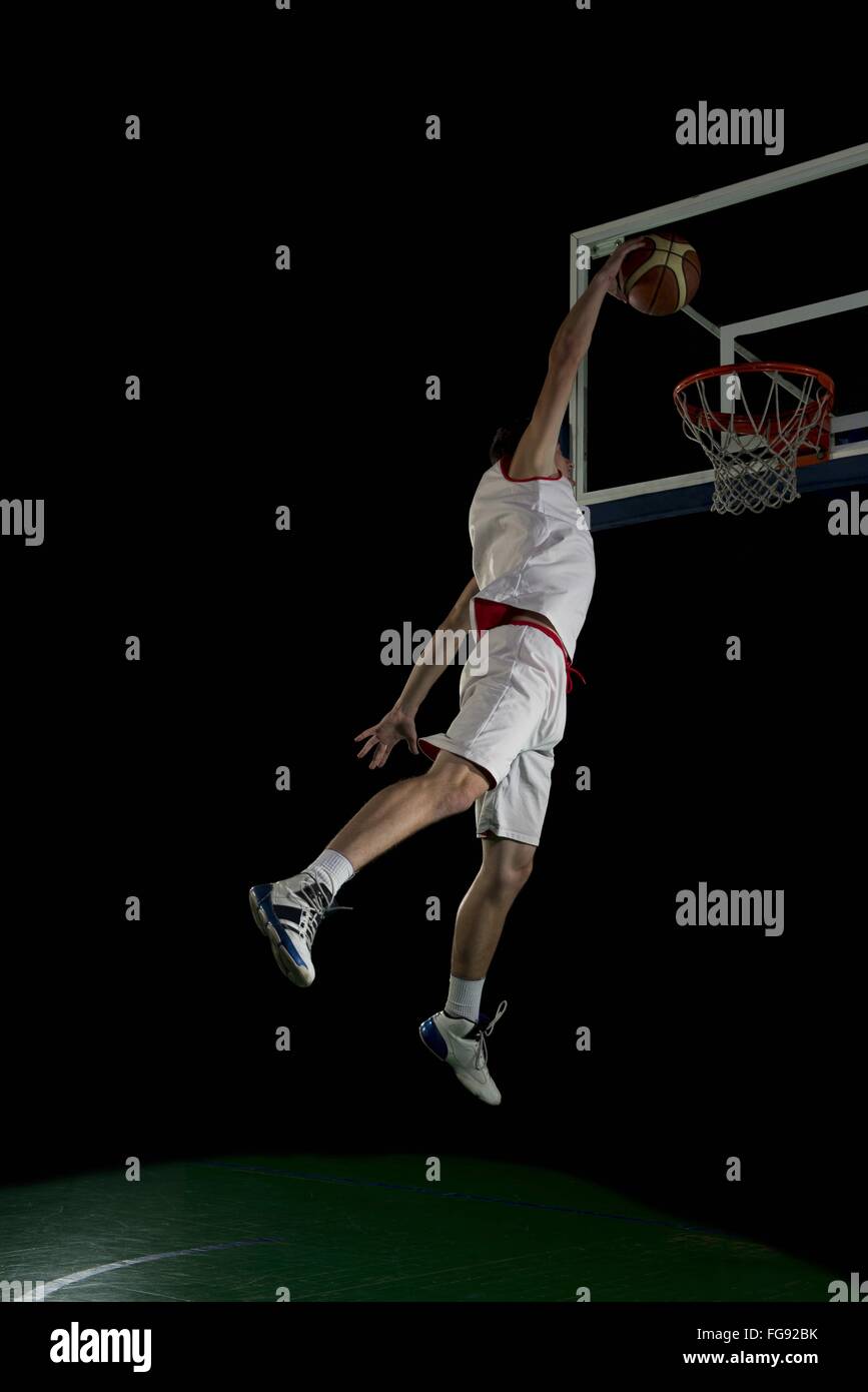 basketball player in action Stock Photo - Alamy