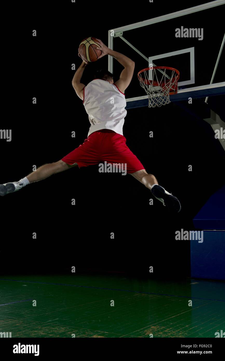 basketball player in action Stock Photo - Alamy