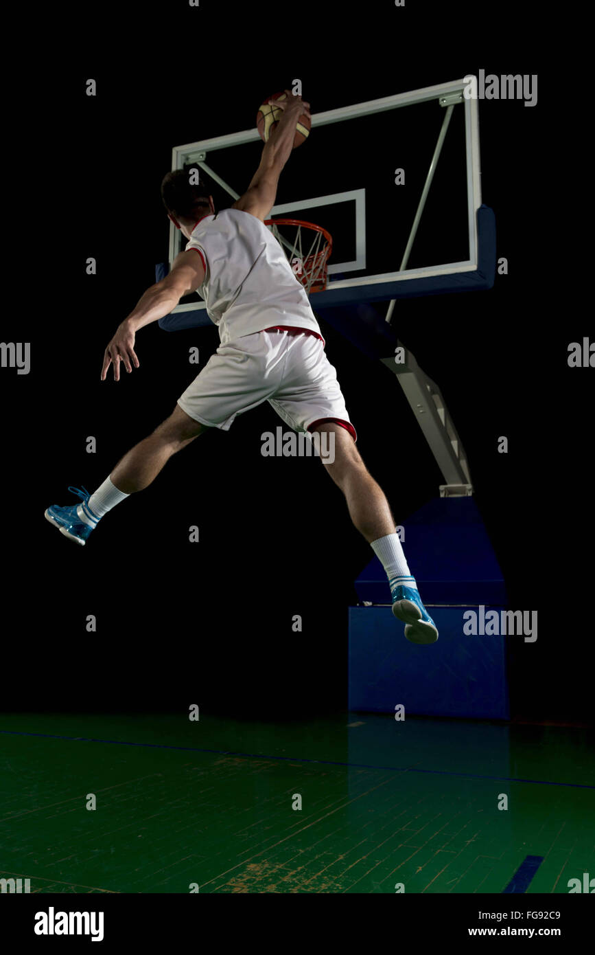Male athlete in basketball hi-res stock photography and images - Alamy