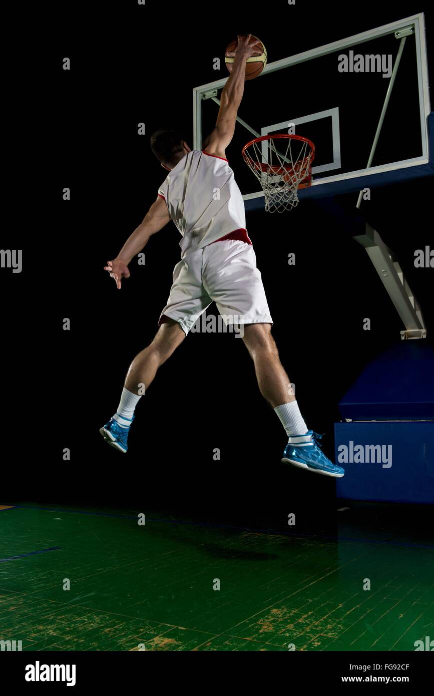 basketball player in action Stock Photo - Alamy
