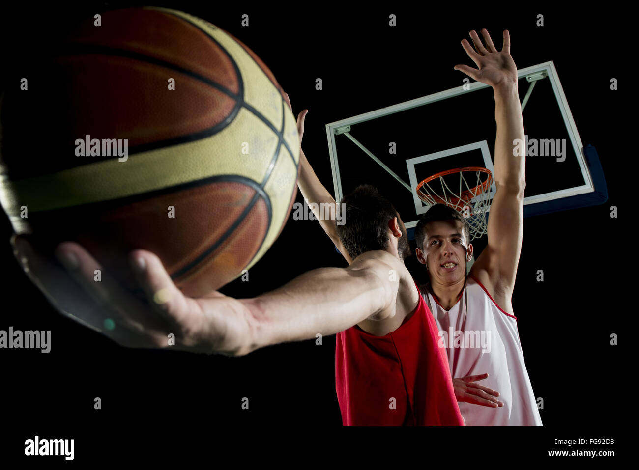 basketball player in action Stock Photo - Alamy
