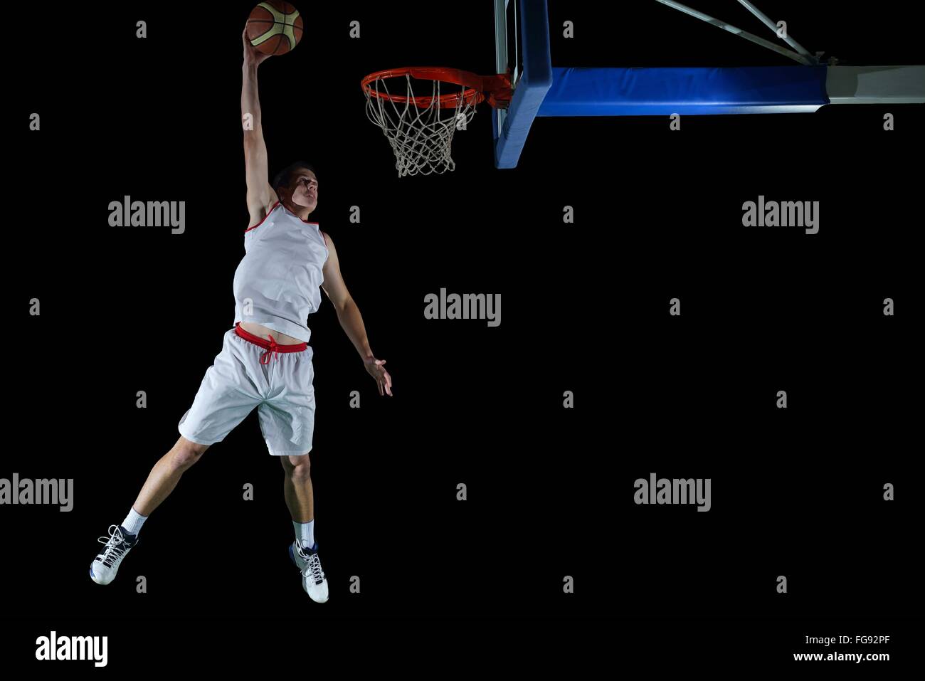 basketball player in action Stock Photo - Alamy