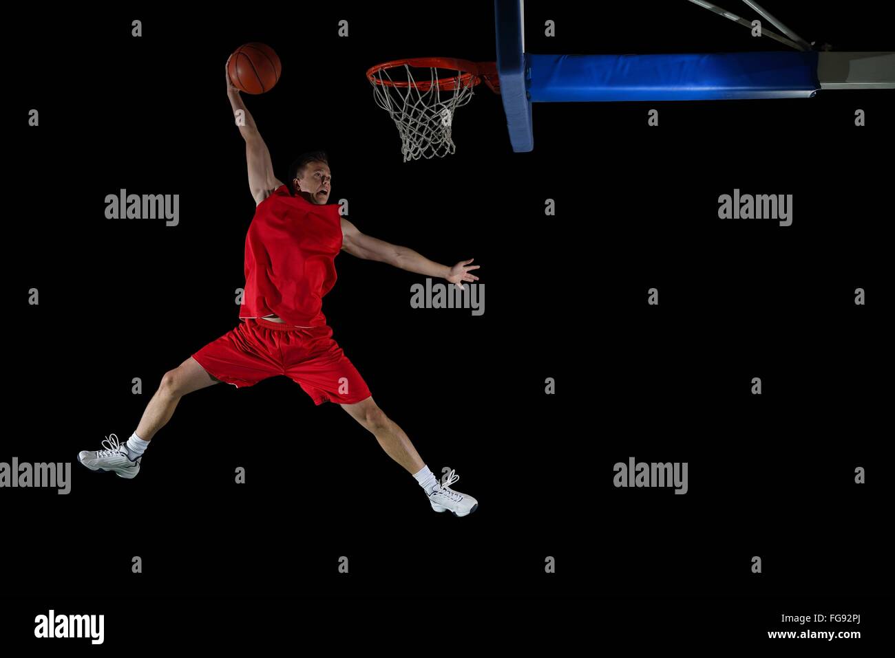 basketball player in action Stock Photo - Alamy