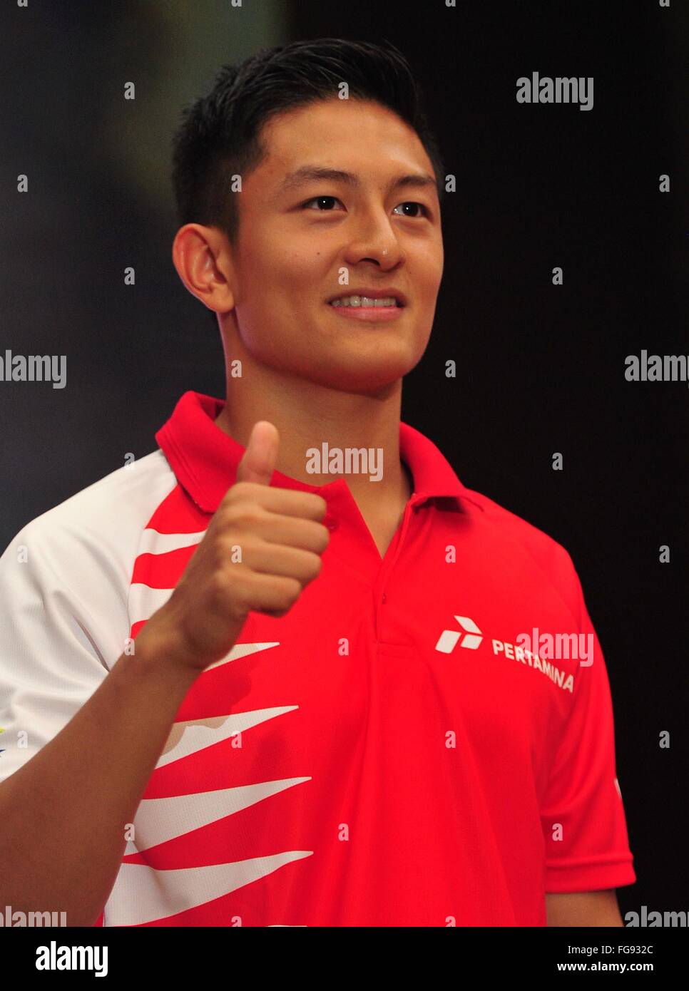 Jakarta, Indonesia. 18th Feb, 2016. Indonesian racer Rio Haryanto ...