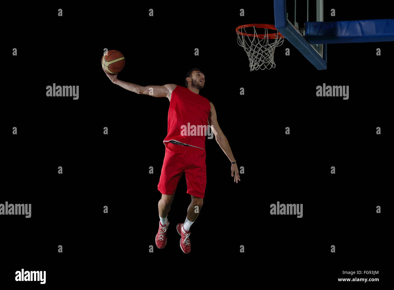 basketball player in action Stock Photo - Alamy