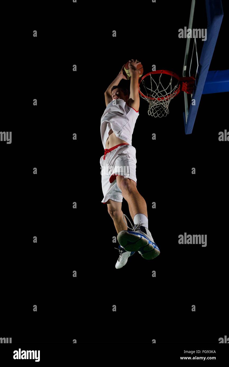 basketball player in action Stock Photo - Alamy