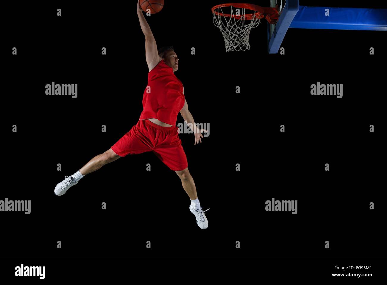 basketball player in action Stock Photo - Alamy
