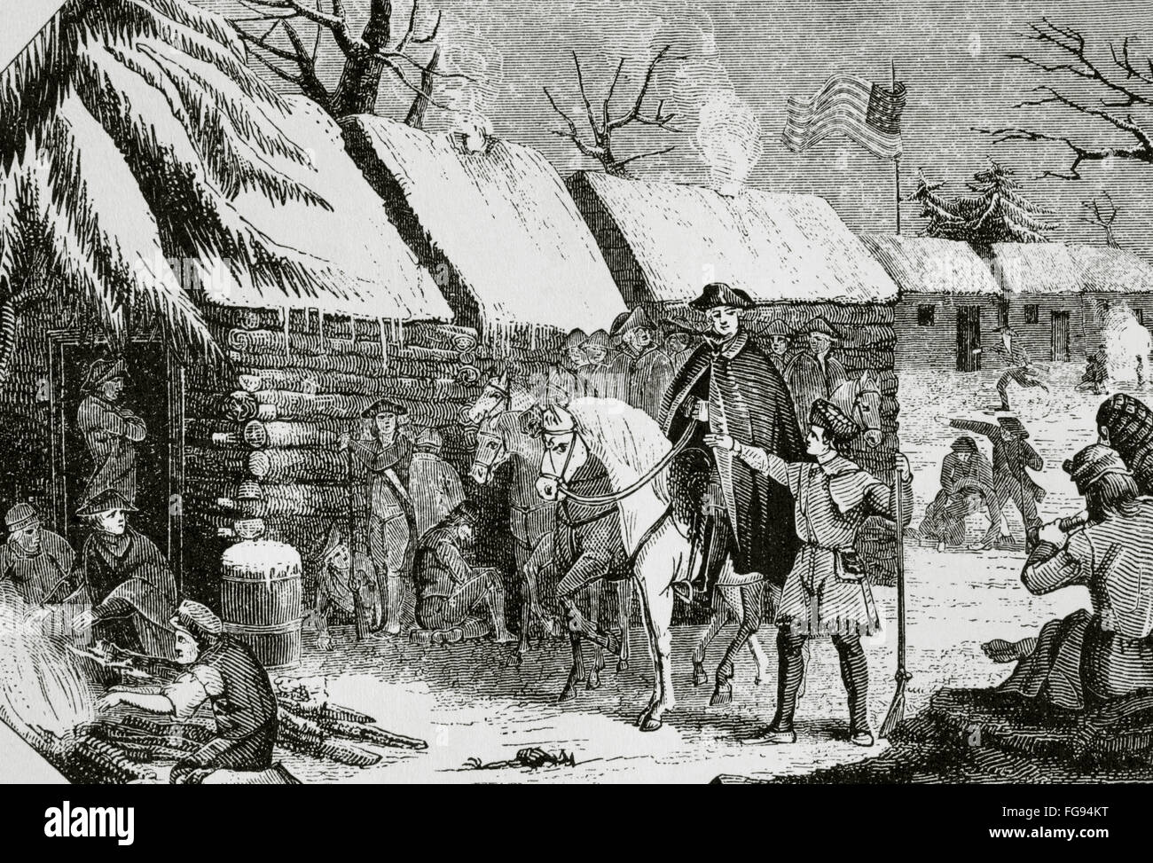 Valley forge george washington hi-res stock photography and images - Alamy