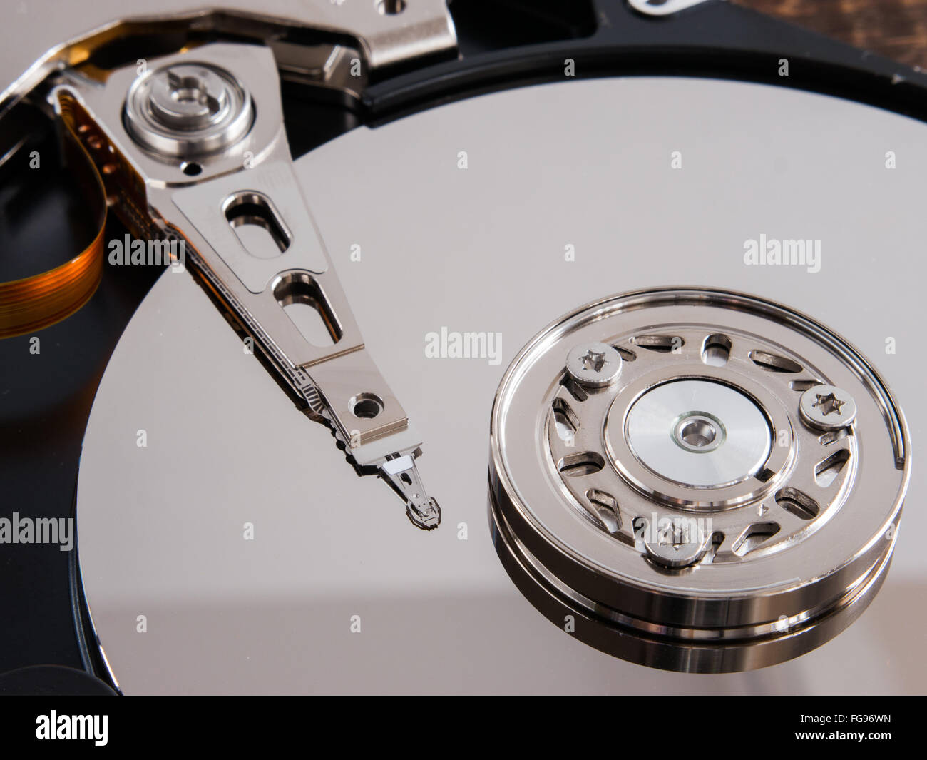 open hard disk drive close up shot Stock Photo - Alamy open hard disk drive close up shot Stock Photo - Alamy