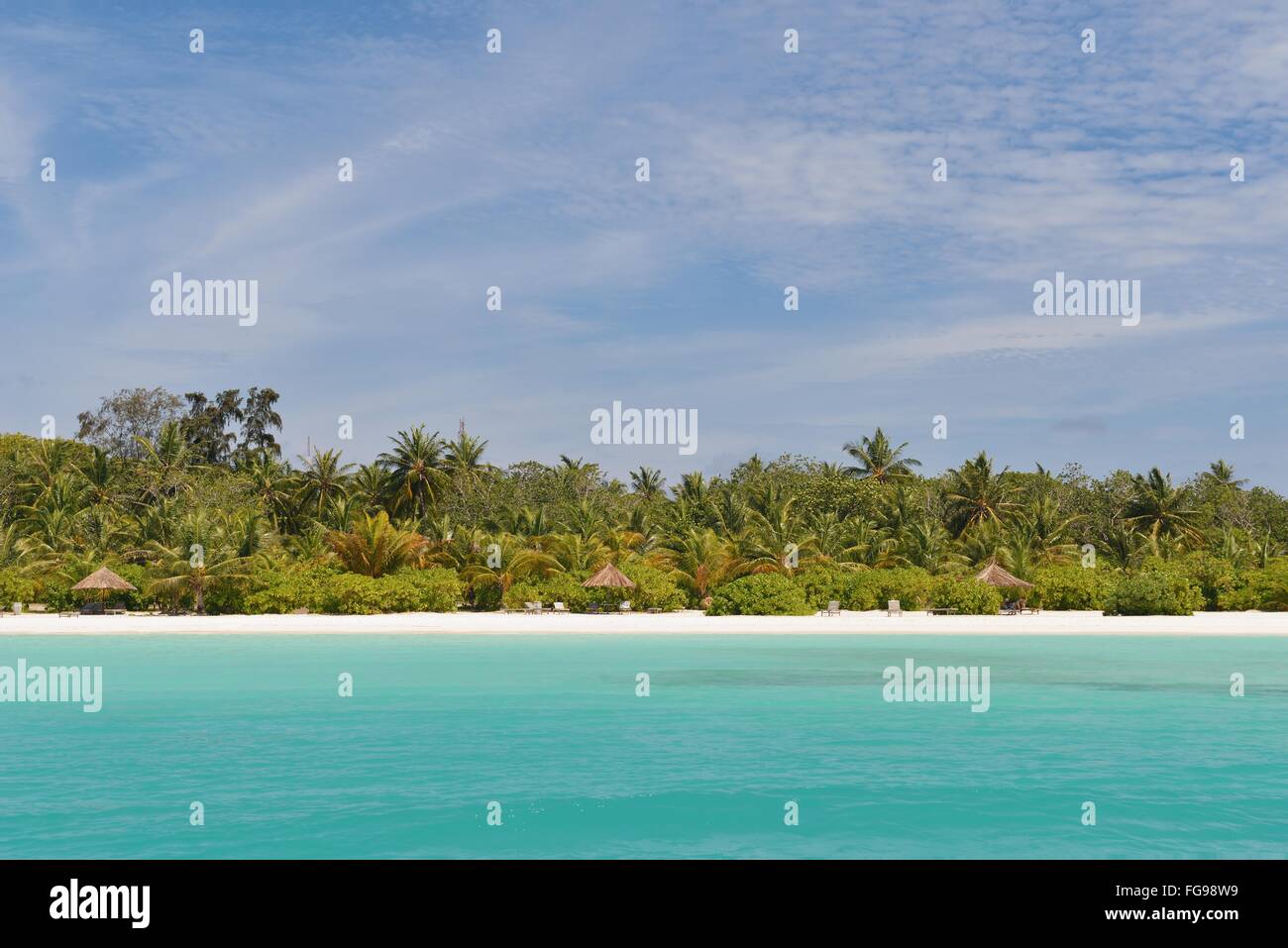 tropical beach landscape Stock Photo - Alamy