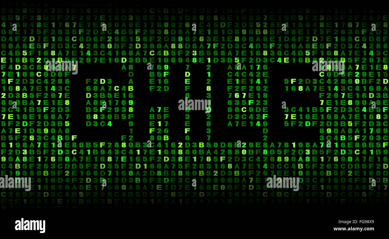 Chile text on hex code illustration Stock Photo - Alamy