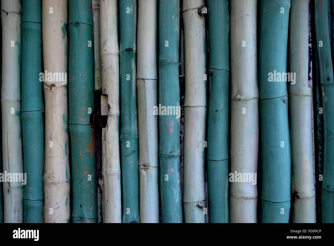 Full Frame Shot Of Bamboo Structure Stock Photo - Alamy