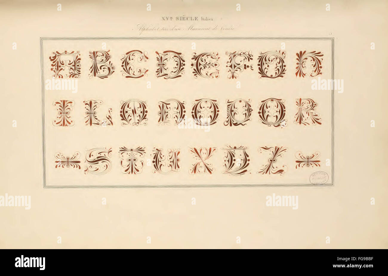 Vintage alphabet hi-res stock photography and images - Alamy