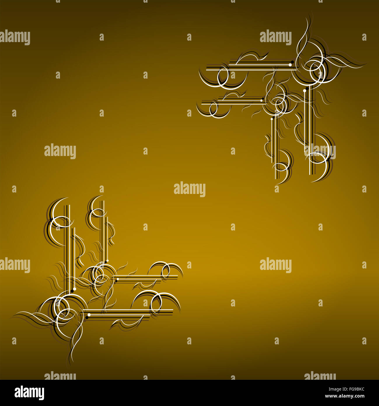 Royal template with ornate background and golden swirls Stock Photo - Alamy