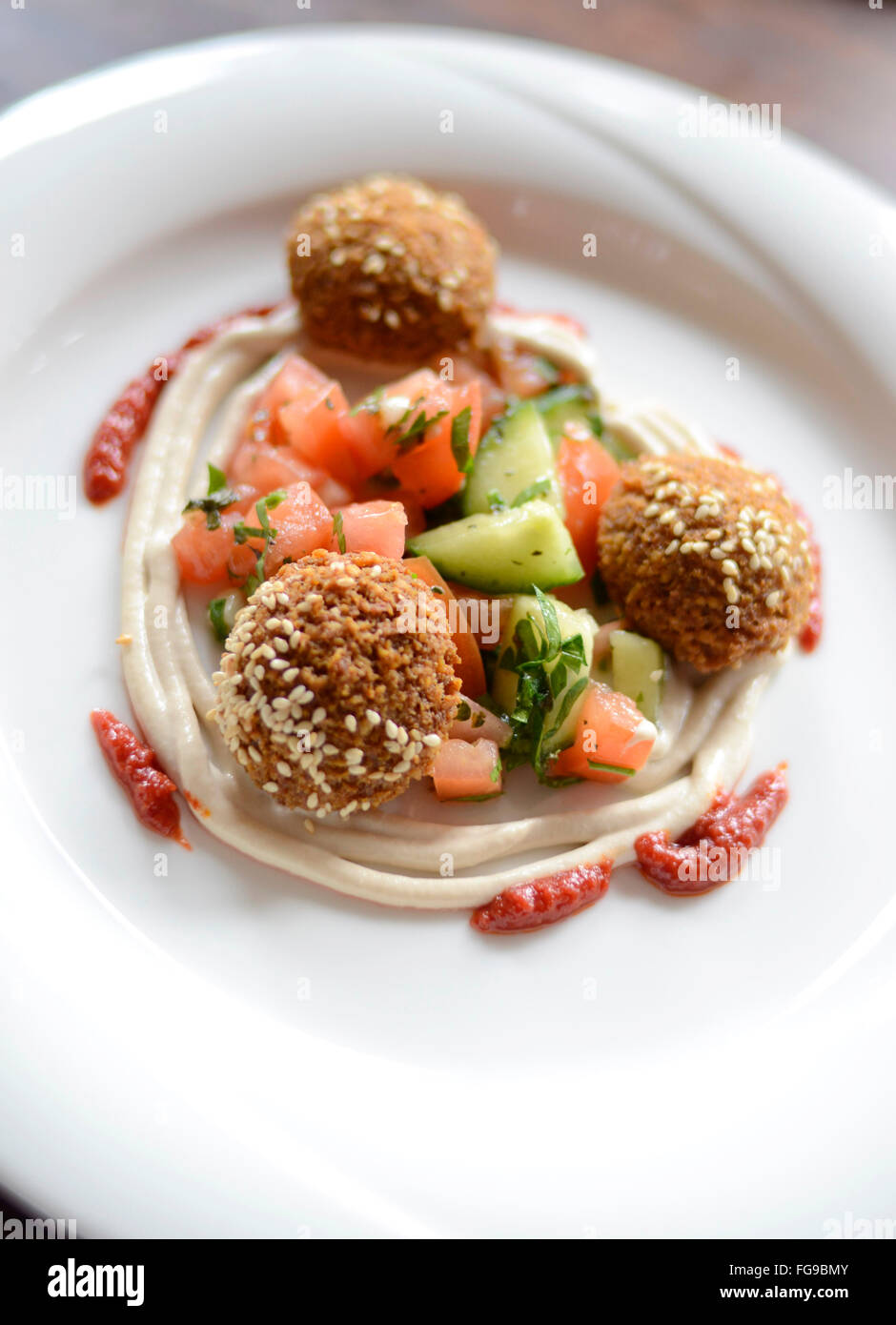 Falafel dish hi-res stock photography and images - Alamy