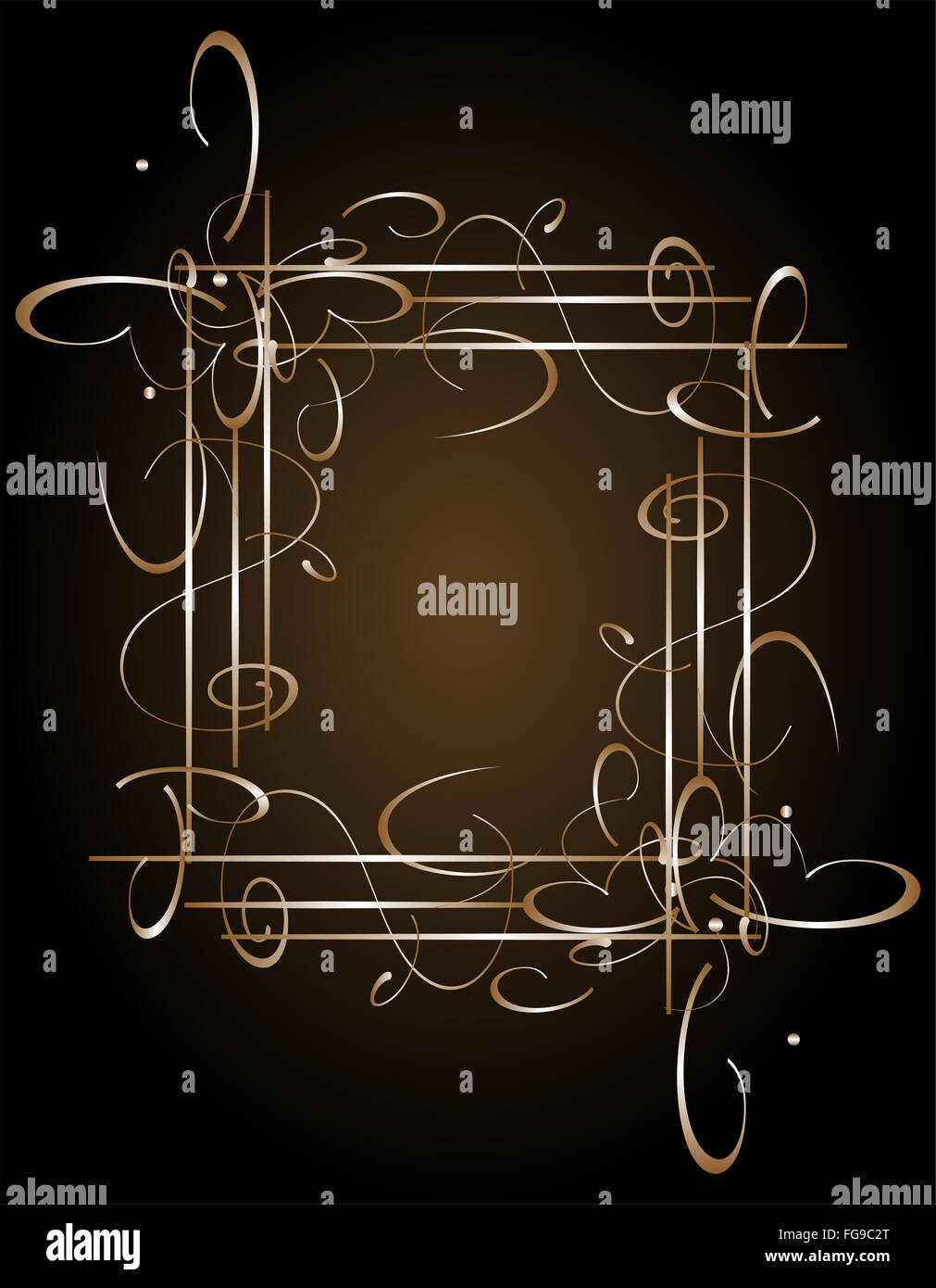 Baroque invitation card in hi-res stock photography and images - Alamy