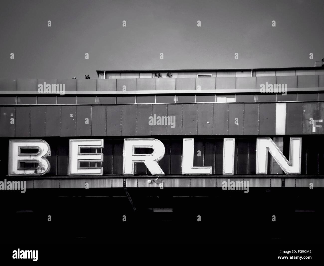 Text On Building Stock Photo - Alamy