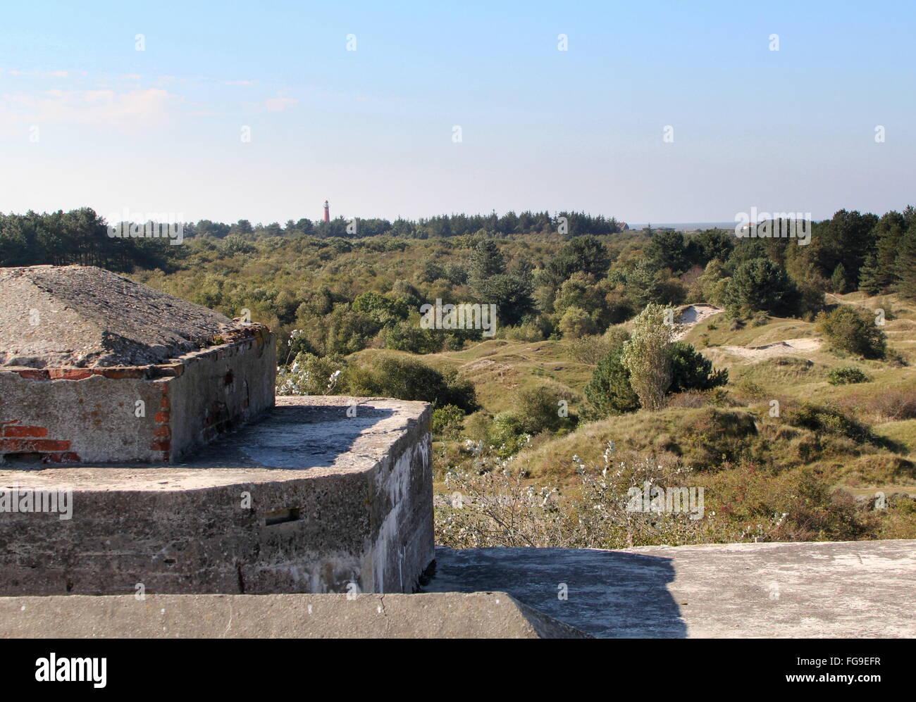German Bunker (Bunker Wasserman), part of the Atlantic Wall in WW2 ...