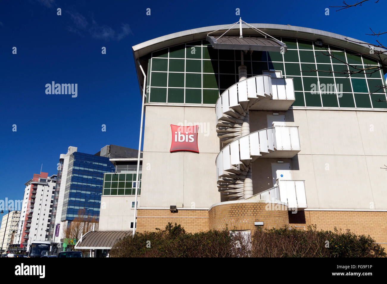 Ibis Hotel, Cardiff, Wales Stock Photo - Alamy