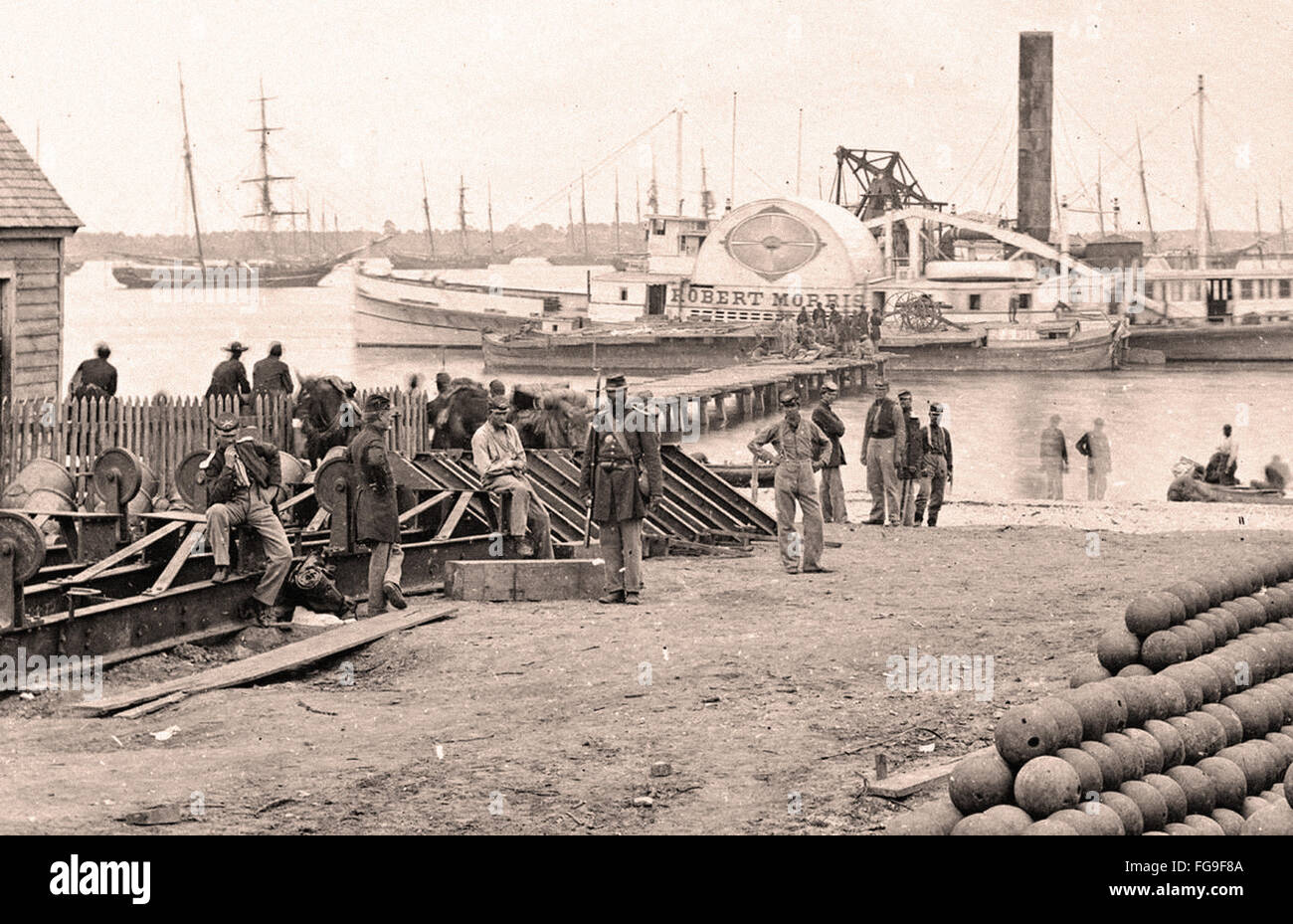 American Civil War scene Stock Photo - Alamy