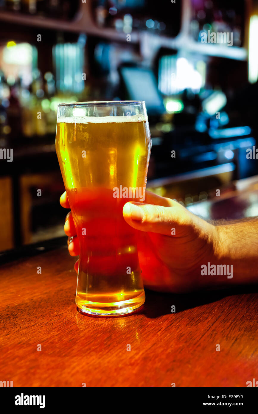 Hand on bar hi-res stock photography and images - Alamy