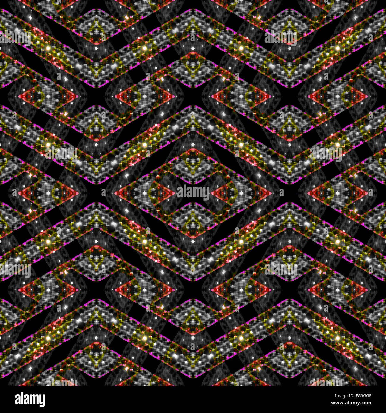Modern geometric abstract check seamless pattern in dark mixed tones ...