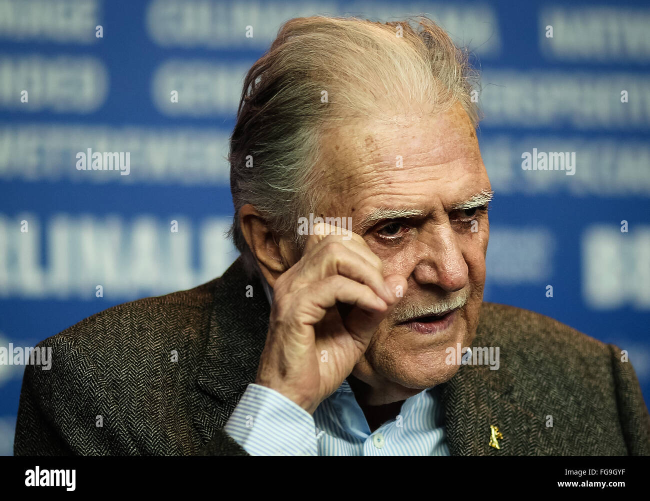 Berlin, Germany. 18th Feb, 2016. German cinematographer Michael ...