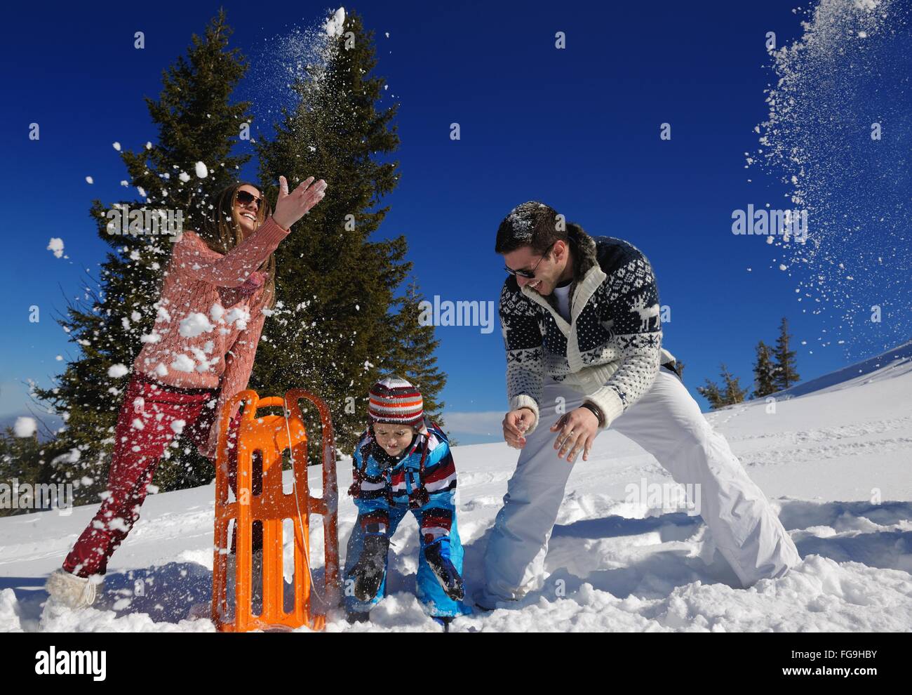 Group vacation with kids hi-res stock photography and images - Alamy